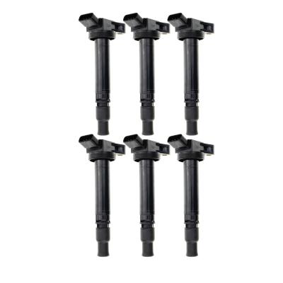 China 6x Ignition Coils with 4 Pins for Lexus GS300 GS350 RC300 Toyota 4Runner Tundra for sale