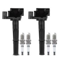 China 2x Black Ignition Coil & 4x IRIDIUM Spark Plug Kits for Toyota Paseo Tercel L4 1.5L for sale