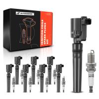 China 8x Black Ignition Coil & IRIDIUM Spark Plug Kits for Ford Thunderbird Lincoln for sale