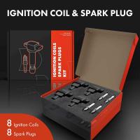 China 8x Black Ignition Coil & IRIDIUM Spark Plug Kits for Mercedes-Benz E420 S420 for sale