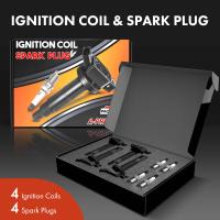 China 4x Ignition Coil & IRIDIUM Spark Plug Kits for Toyota Camry RAV4 Highlander for sale