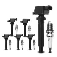 China 6x Black Ignition Coil & IRIDIUM Spark Plug Kits for Suzuki Grand Vitara 2.7L for sale