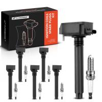 China 6x Black Ignition Coil & IRIDIUM Spark Plug Kits for Dodge Durango Jeep Ram for sale