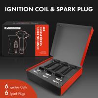 China 6x Black Ignition Coil & IRIDIUM Spark Plug Kits for Dodge Durango Jeep Ram for sale
