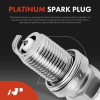 China 2x Black Ignition Coil & 4x IRIDIUM Spark Plug Kits for Mazda Protege Protege5 for sale