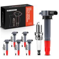 China 6x Black Ignition Coil & IRIDIUM Spark Plug Kits for Mitsubishi Outlander 3.0L for sale