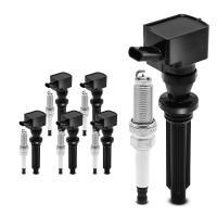 China 6x Black Ignition Coil & IRIDIUM Spark Plug Kits for Land Rover Discovery for sale