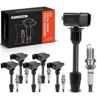 China 6x Black Ignition Coil & IRIDIUM Spark Plug Kits for Nissan Pathfinder 2001 for sale
