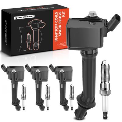 China 4x Black Ignition Coil & IRIDIUM Spark Plug Kits for Buick Cascada 16-19 L4 1.6L for sale