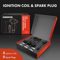 China 6x Black Ignition Coil & IRIDIUM Spark Plug Kits for Nissan Pathfinder 2001 for sale