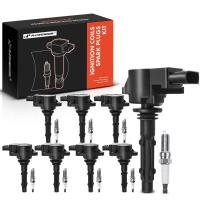 China 8x Black Ignition Coil & IRIDIUM Spark Plug Kits for Mercedes-Benz CL550 ML550 for sale