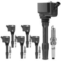 China 6x Black Ignition Coil & IRIDIUM Spark Plug Kits for BMW F30 G20 G22 Mini Cooper for sale