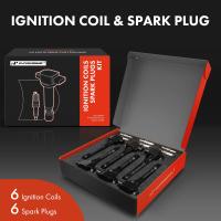 China 6x Black Ignition Coil & IRIDIUM Spark Plug Kits for INFINITI EX35 FX35 Nissan for sale