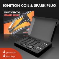 China 4x Ignition Coil & IRIDIUM Spark Plug Kits for Nissan Altima Sentra Rogue Versa for sale