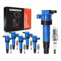 China 6x Blue Ignition Coil & IRIDIUM Spark Plug Kits for Hyundai Santa Fe Sonata for sale