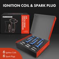 China 6x Ignition Coil & IRIDIUM Spark Plug Kits for Chrysler Sebring Dodge Charger VW for sale