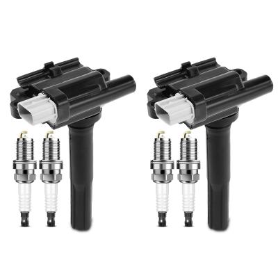 China 2x Black Ignition Coil & 4x IRIDIUM Spark Plug Kits for Chevy Metro Tracker Suzuki for sale