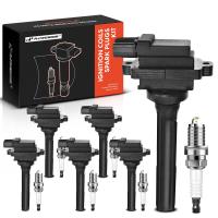 China 6x Black Ignition Coil & IRIDIUM Spark Plug Kits for Chevrolet Tracker Suzuki for sale