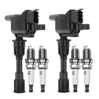 China 2x Black Ignition Coil & 4x IRIDIUM Spark Plug Kits for Mazda Miata L4 1.8L for sale