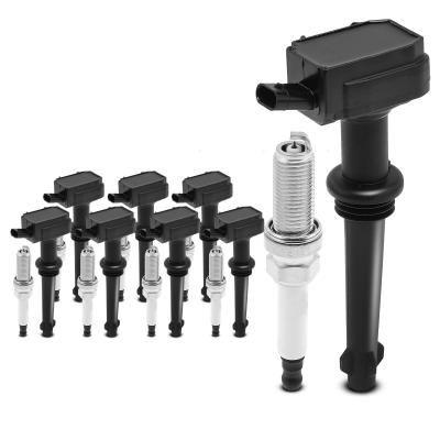 China 8x Black Ignition Coil & IRIDIUM Spark Plug Kits for Land Rover Range Rover for sale