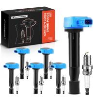 China 6x Blue Ignition Coil & IRIDIUM Spark Plug Kits for Acura CL 2001-2003 TL Honda for sale