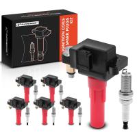 China 6x Black Ignition Coil & IRIDIUM Spark Plug Kits for Subaru Outback Legacy Tribeca for sale