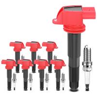 China 8x Red Ignition Coil & IRIDIUM Spark Plug Kits for Porsche Cayenne 08-14 Panamera for sale