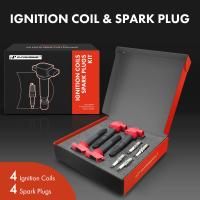 China 8x Red Ignition Coil & IRIDIUM Spark Plug Kits for Porsche Cayenne 08-14 Panamera for sale