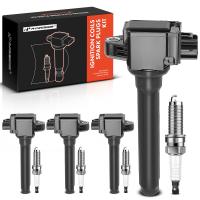 China 4x Gray Ignition Coil & IRIDIUM Spark Plug Kits for Mitsubishi Outlander 14-19 for sale