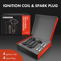 China 4x Gray Ignition Coil & IRIDIUM Spark Plug Kits for Mitsubishi Outlander 14-19 for sale