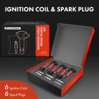 China 6x Black Ignition Coil & IRIDIUM Spark Plug Kits for Subaru Legacy Outback for sale