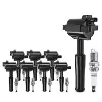 China 8x Ignition Coil & IRIDIUM Spark Plug Kits for Jaguar Vanden Plas XJ8 XK8 4.0L for sale