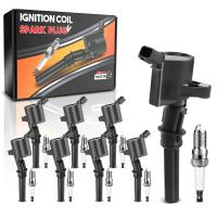 China 8x Ignition Coil & IRIDIUM Spark Plug Kits for Ford F-150 F-250 Super Duty 5.4L for sale