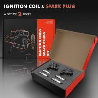 China 2x Black Ignition Coil & 4x IRIDIUM Spark Plug Kits for Toyota Camry RAV4 Solara for sale
