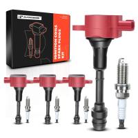 China 4x Ignition Coil & IRIDIUM Spark Plug Kits for Nissan Altima Sentra X-Trail for sale
