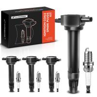 China 4x Ignition Coil & IRIDIUM Spark Plug Kits for Jeep Compass Chrysler 200 Dodge for sale