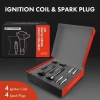 China 4x Ignition Coil & IRIDIUM Spark Plug Kits for Jeep Compass Chrysler 200 Dodge for sale