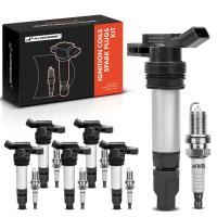 China 6x Black Ignition Coil & IRIDIUM Spark Plug Kits for Volvo S60 S80 Land Rover for sale