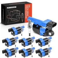China 8x Bule Ignition Coil & IRIDIUM Spark Plug Kits for GMC Sierra 1500 Buick for sale