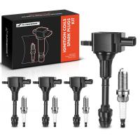 China 4x Ignition Coil & IRIDIUM Spark Plug Kits for Nissan Altima Sentra 02-06 for sale