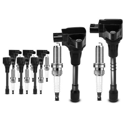 China 8x Black Ignition Coil & IRIDIUM Spark Plug Kits for Nissan Armada INFINITI QX56 for sale