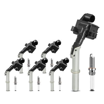 China 6x Black Ignition Coil & IRIDIUM Spark Plug Kits for Mercedes-Benz C350 ML350 for sale
