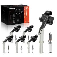 China 6x Black Ignition Coil & IRIDIUM Spark Plug Kits for Mercedes-Benz C350 ML350 for sale