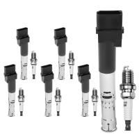 China 6x Black Ignition Coil & IRIDIUM Spark Plug Kits for Volkswagen Golf 02-05 Jetta for sale