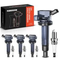 China 4x Ignition Coil & IRIDIUM Spark Plug Kits for Toyota Corolla 1999-2008 Matrix for sale
