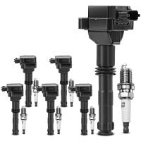 China 6x Black Ignition Coil & IRIDIUM Spark Plug Kits for Porsche 911 Boxster for sale