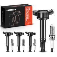 China 4x Ignition Coil & IRIDIUM Spark Plug Kits for Toyota Camry Highlander RAV4 for sale