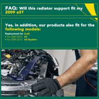 China Radiator Support Assembly for Audi A3 Quattro 2009-2013 2.0L 3.2L for sale