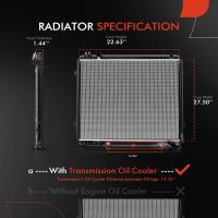 China Radiator with Transmission Oil Cooler for Toyota Tundra 2000-2006 4.7L for sale