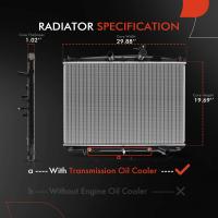 China Radiator with Transmission Oil Cooler for Lexus RX350 RX450h 2016-2020 V6 3.5L for sale